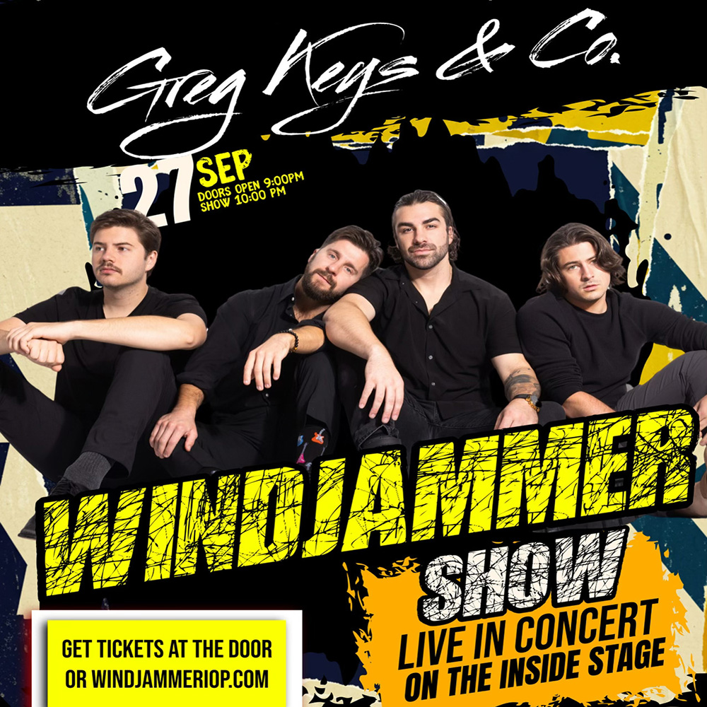 Greg Keys & Co. on the inside stage - The Windjammer
